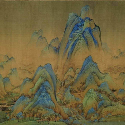 A Thousand Li of Rivers and Mountains: Analyzing Wang Ximeng's Blue-Gr