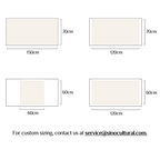 Chinoiserie Mountain Hydrangea Wash-Free Leather Table Mat